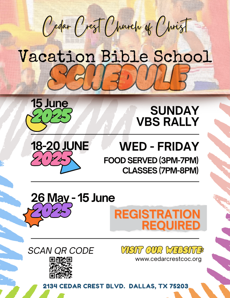 VBS 2025 - Cedar Crest Church of Christ
